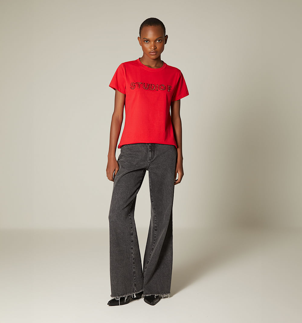 Camiseta studio f pedrería - Ropa para mujer | Tienda online STUDIO F ...