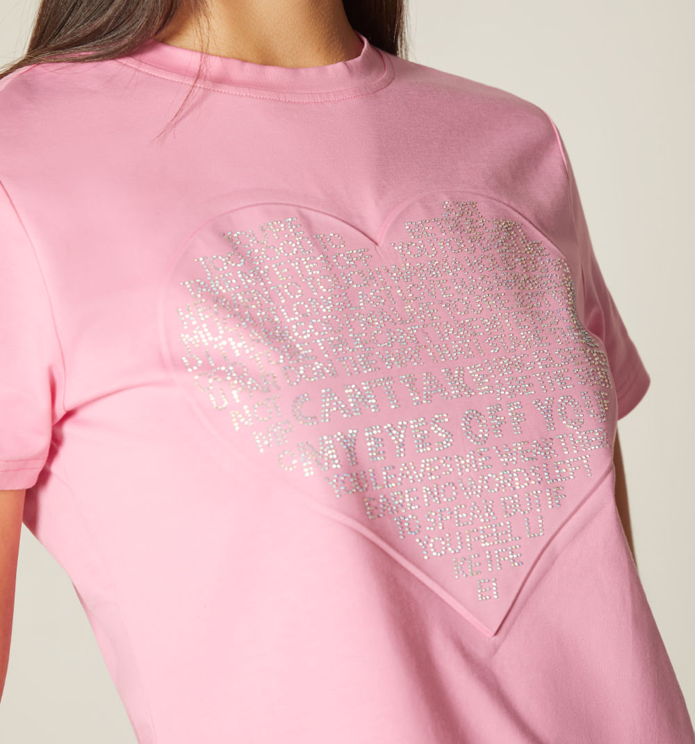 Camiseta texto hotfix - Studio F